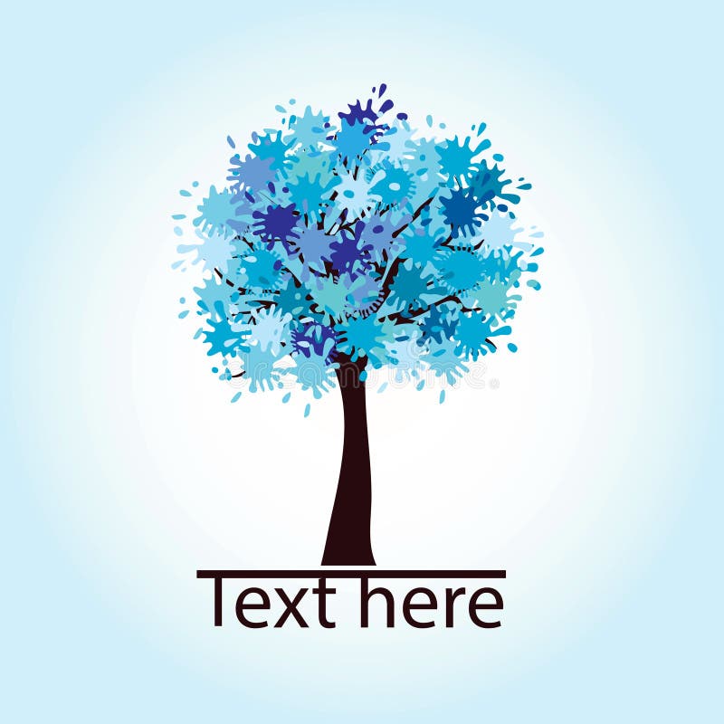 Stylized tree stock vector. Illustration of placard, garden - 29638123