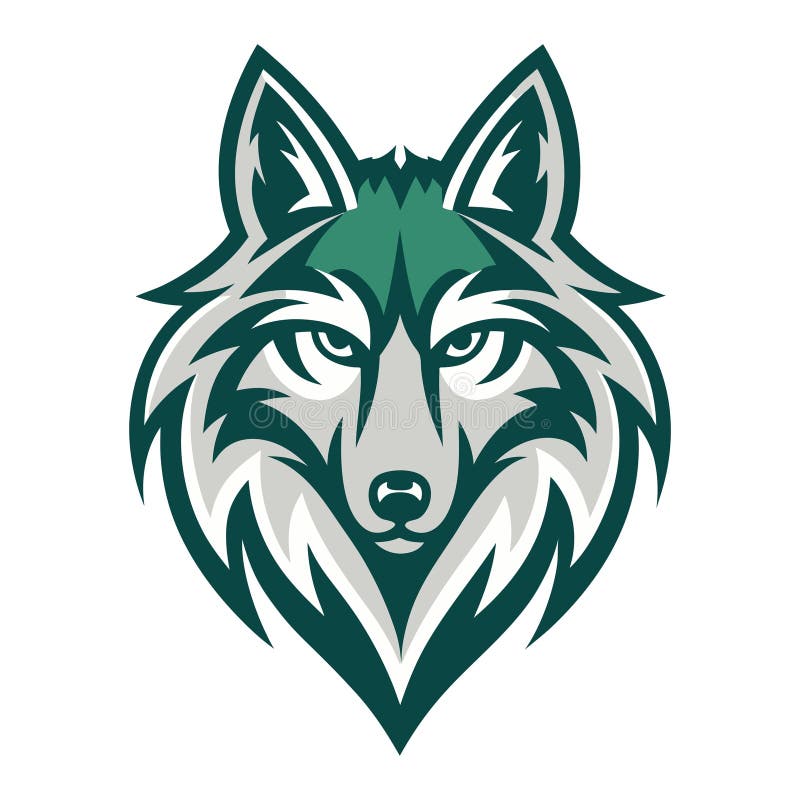 Stylized Wolf Head Vector Illustration for Logo Design and Tattoo Inspiration Stock Illustration ...
