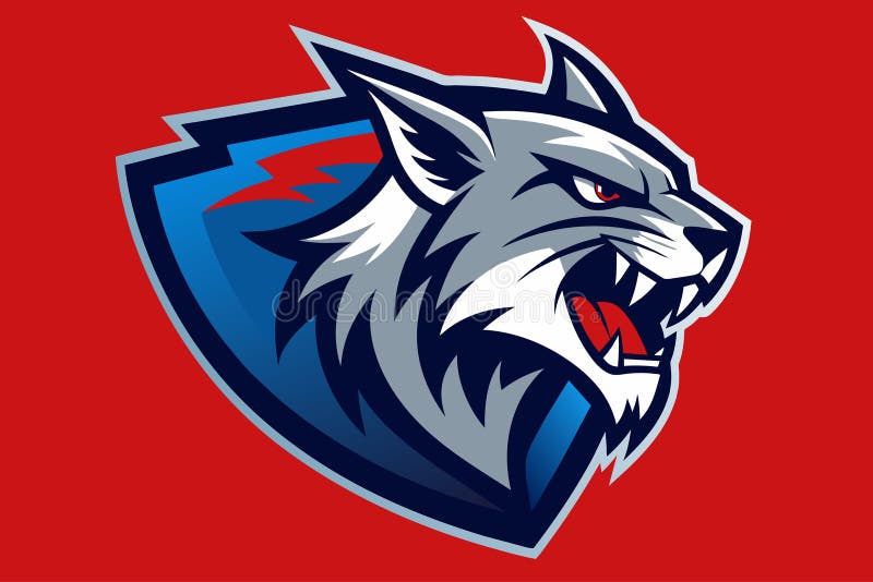 Blue Wolf Mascot Logo Vector Stock Illustrations – 506 Blue Wolf Mascot ...