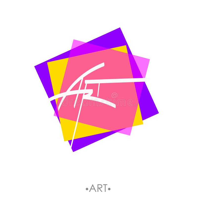 Stylized Written Word Art Lettering, Template Stock Vector ...