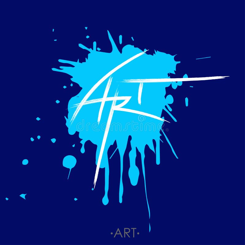 Stylized Written Word Art Lettering, Template Stock Vector ...