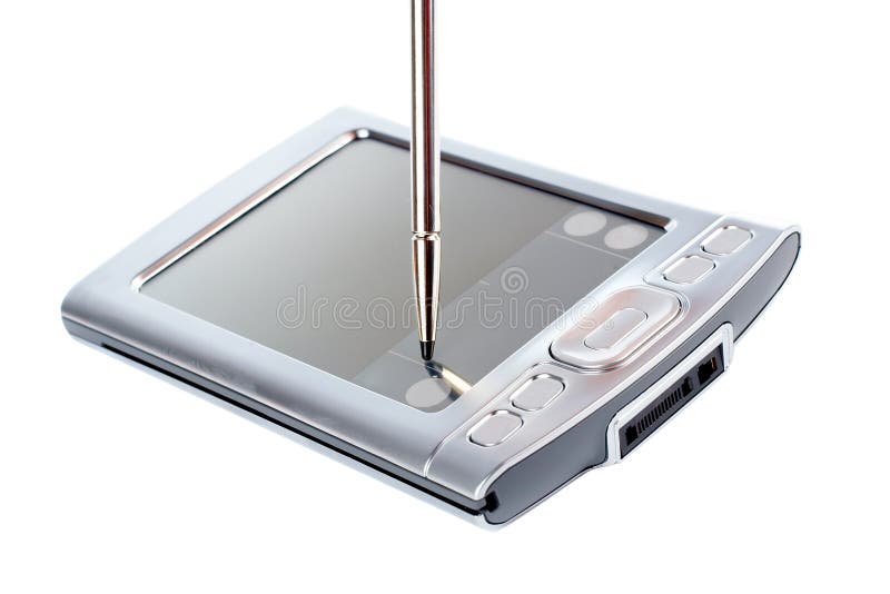 PDA Help! stock image. Image of business, pocket, hand - 628031