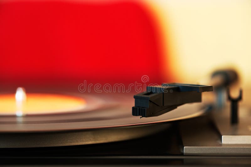 Stylus on a Vinyl LP Record Stock Photo - Image of deck, mixing: 25480126