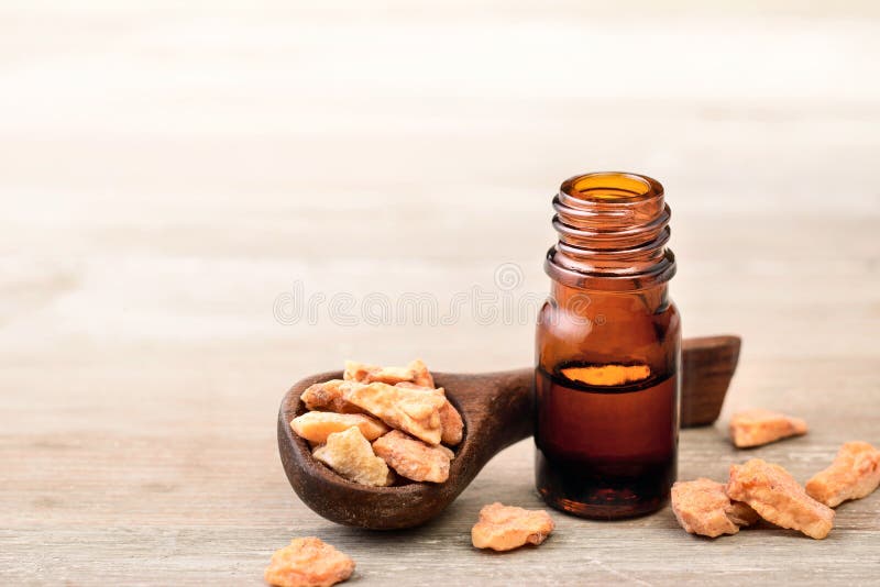 Styrax Benzoin Extract Tincture in the Bottle Stock Photo - Image of ...