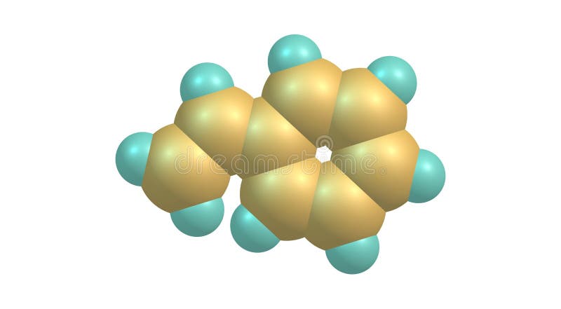 Styrene Molecular Structure Isolated on White Stock Illustration ...