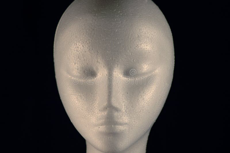 Styro foam head stock photo. Image of styro, crafts, nose - 4812494