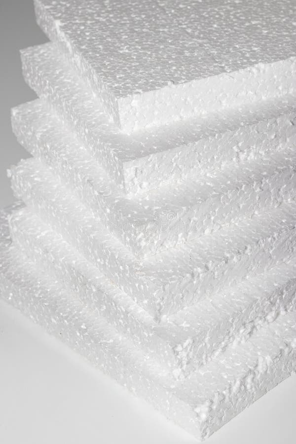 Styro-mousse. Feuilles De Fabrication D'usine Photo stock - Image du ...