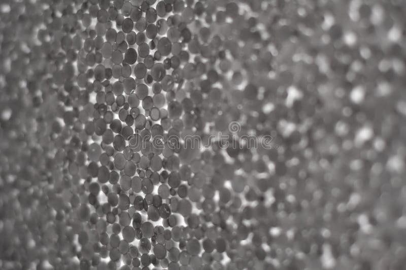 Styrofoam Board, Close-up of Granules, Macro, Backlit Stock Image ...