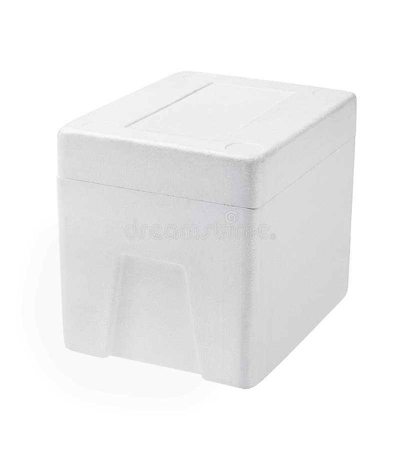Styrofoam Box stock image. Image of rectangle, blank - 37842299