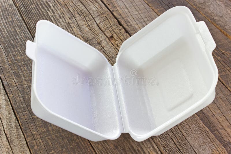 Styrofoam box for food stock photo. Image of container - 85204594