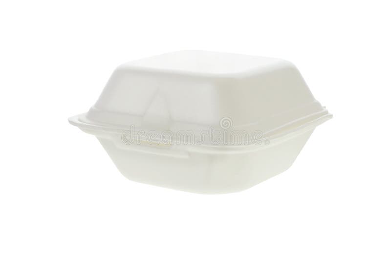 Styrofoam meal box stock photo. Image of chemical, light - 4004490