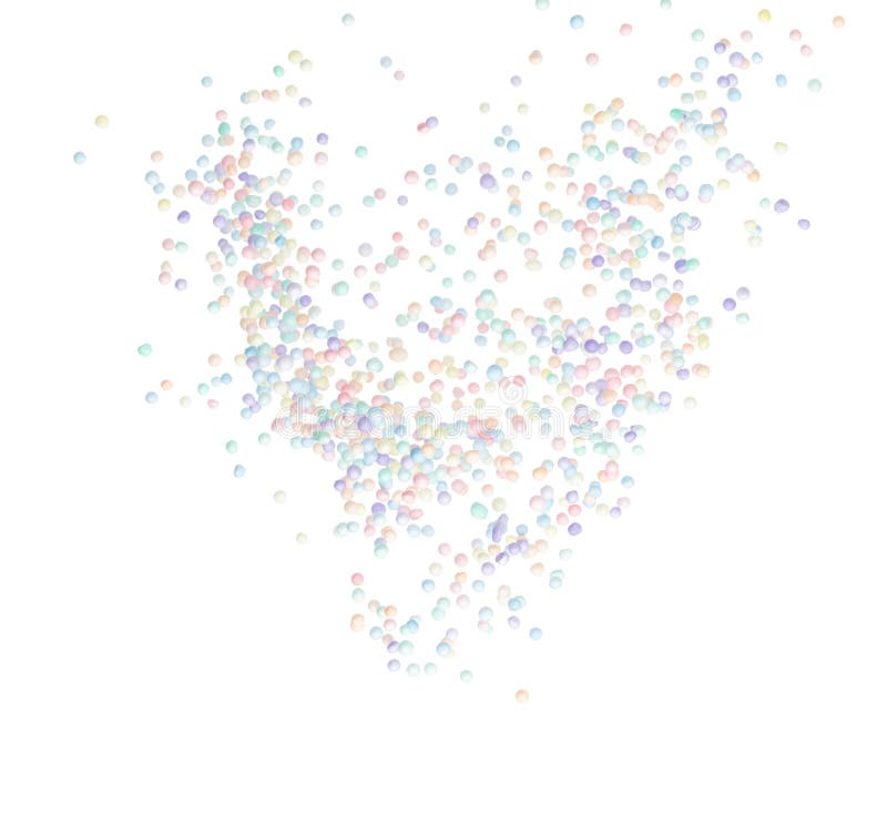 Styrofoam Mini Ball Fly Explosion, Pastel Foam Mini Balls Float Explode ...