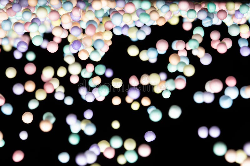Styrofoam Mini Ball Fly Explosion, Pastel Foam Mini Balls Float Explode ...