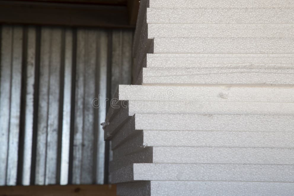 Styrofoam or Polystyrene Material Stock Image - Image of extruded ...