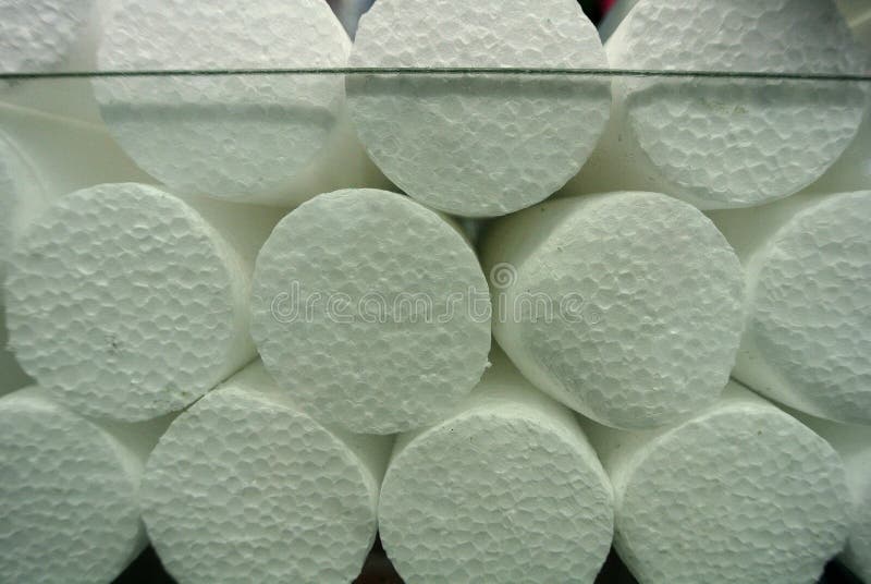 Blue styrofoam pellets stock photo. Image of mail, protection - 105021568