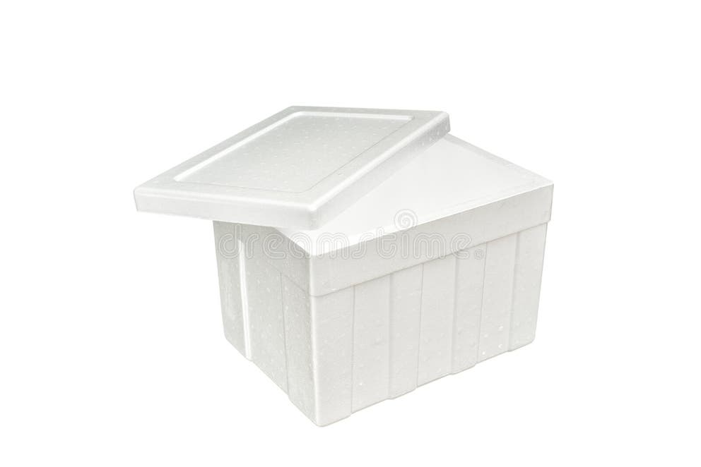 Styrofoam storage box stock photo. Image of disposable - 86065126