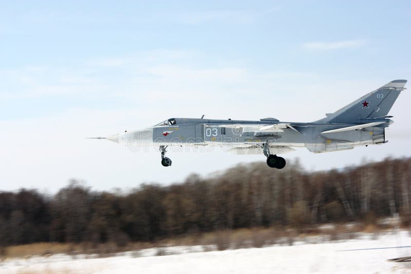 Su-24 Fencer stock image. Image of thrust, speed, sukhoi - 15822129