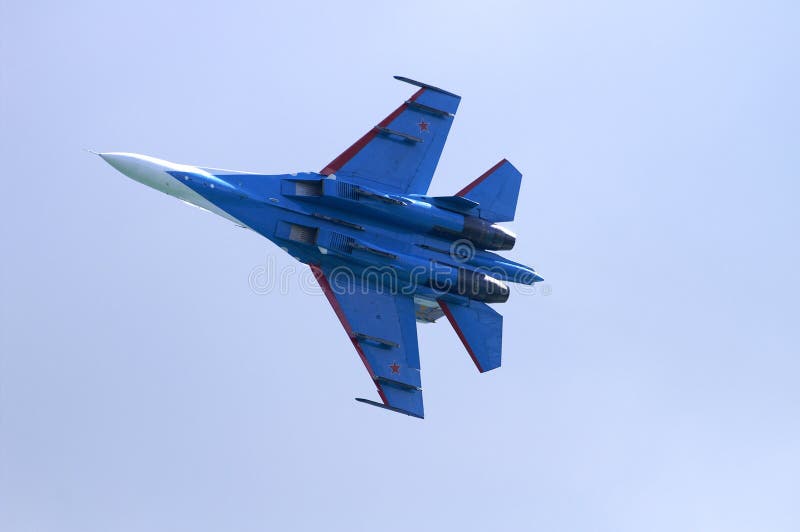 Su 27 stock image. Image of canopy, physical, combative - 1696247