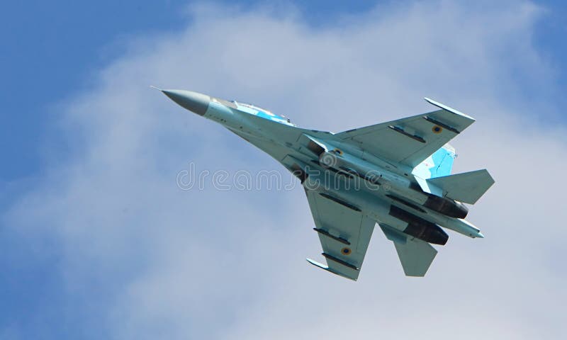 Su-27 jet fighter stock image. Image of history, military - 6457187
