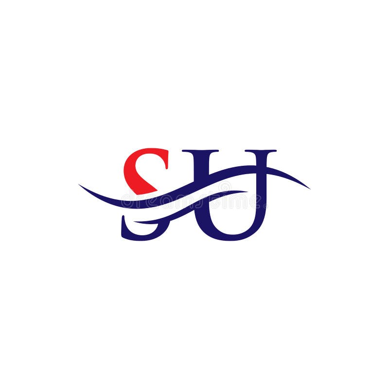 SU Letter Linked Logo for Business and Company Identity. Initial Letter ...