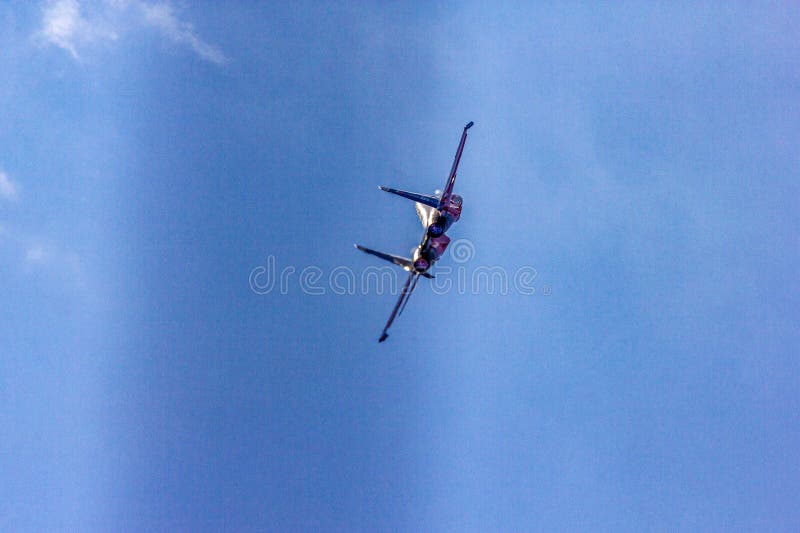 Su-30LL Flying Laboratory Aircraft Performs a Demonstration Flight ...