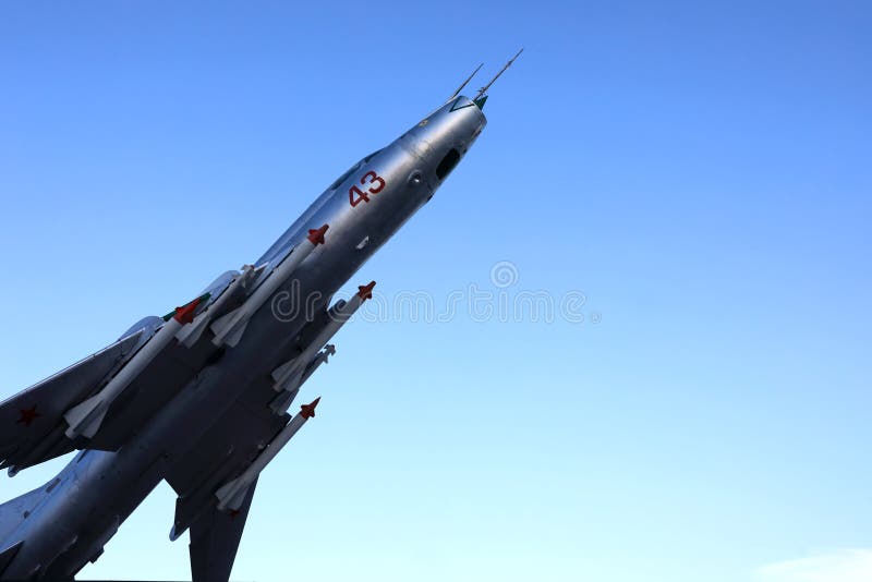 SU-17 Soviet Fighter-bomber Editorial Photo - Image of airplane ...