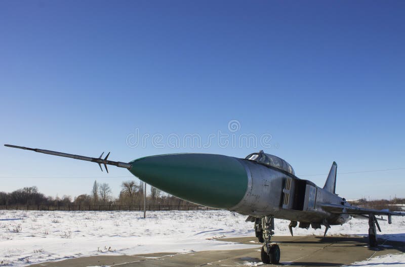 SU-15 Supersonic Interceptor in Ukraine Stock Photo - Image of vehicle ...
