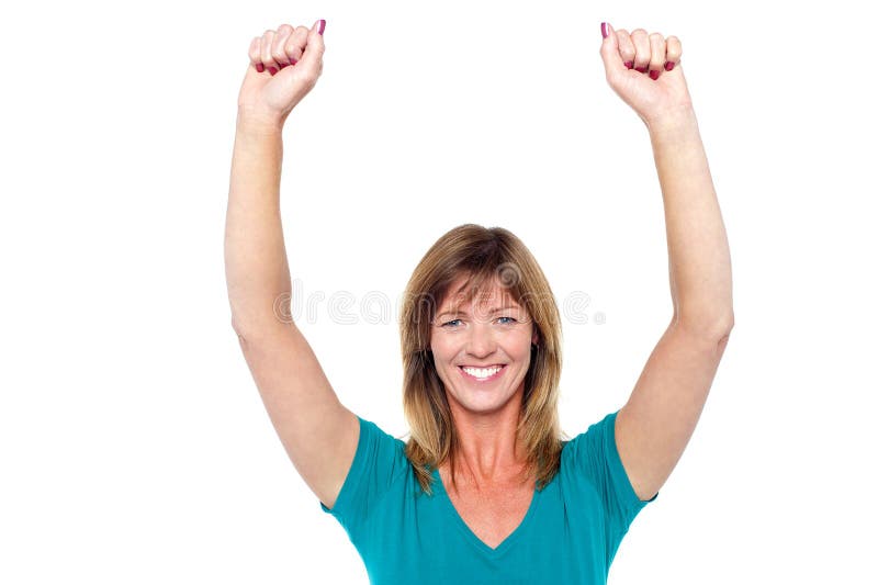 Sua hora de exultar foto de stock. Imagem de retrato - 29020026