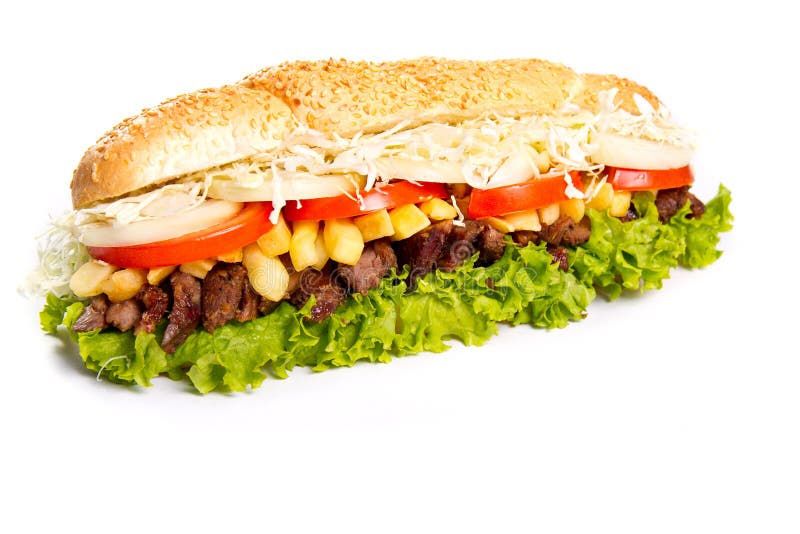 Sub stock photo. Image of carrot, bread, close, lunch - 28576462