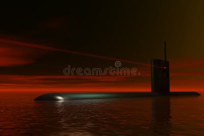 Sub stock illustration. Illustration of cruise, submarine - 897944