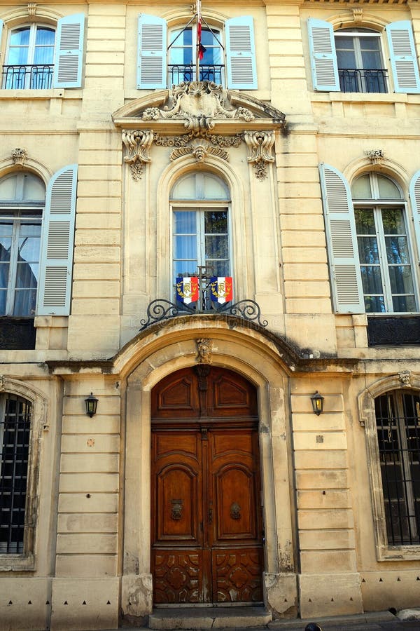 Sub-prefecture Building, Arles, France Stock Image - Image of palace ...