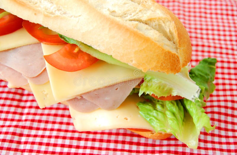 Sub sandwich stock image. Image of lunch, bread, submarine - 11155759
