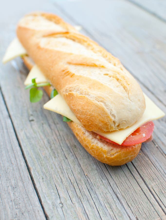 Sub sandwich stock photo. Image of baguette, submarine - 11155758