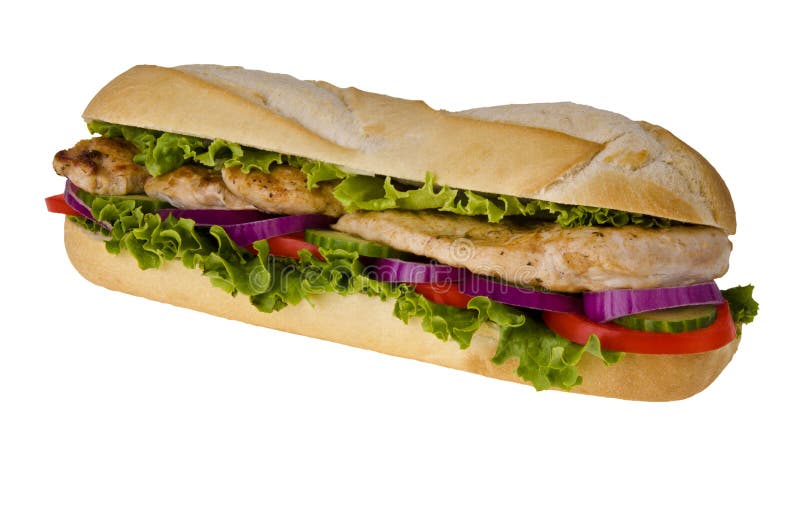 Sub sandwich stock image. Image of eating, fast, dinner - 30932511