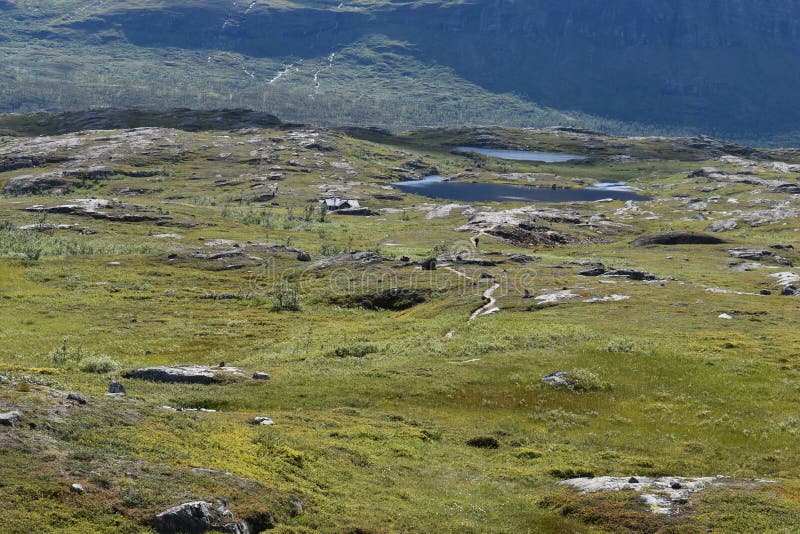 Subarctic Mountain Landscape Stock Photo - Image of mountain, fell ...