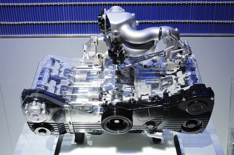 Subaru 2.0 Litre DOHC Engine Editorial Stock Image - Image of label ...