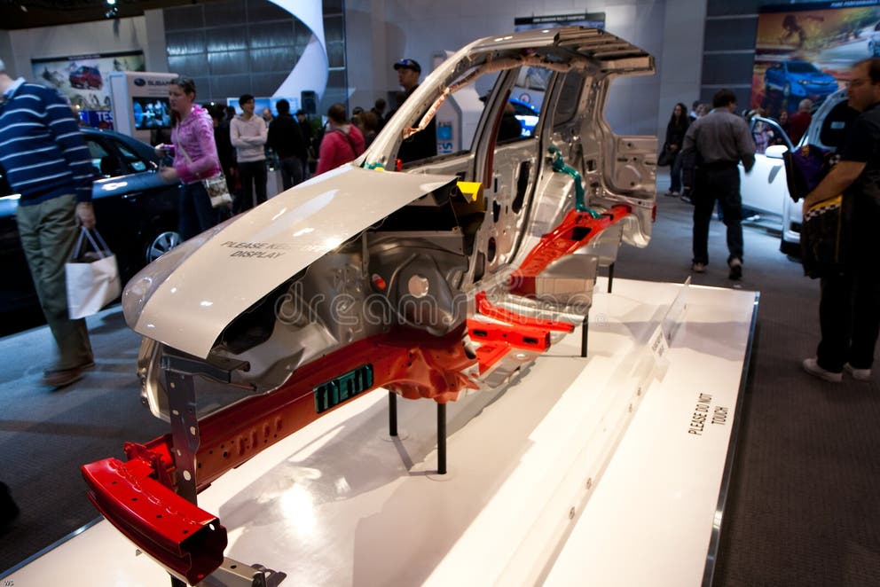 Subaru Impreza Car Chassis on Display Editorial Photo - Image of canada ...