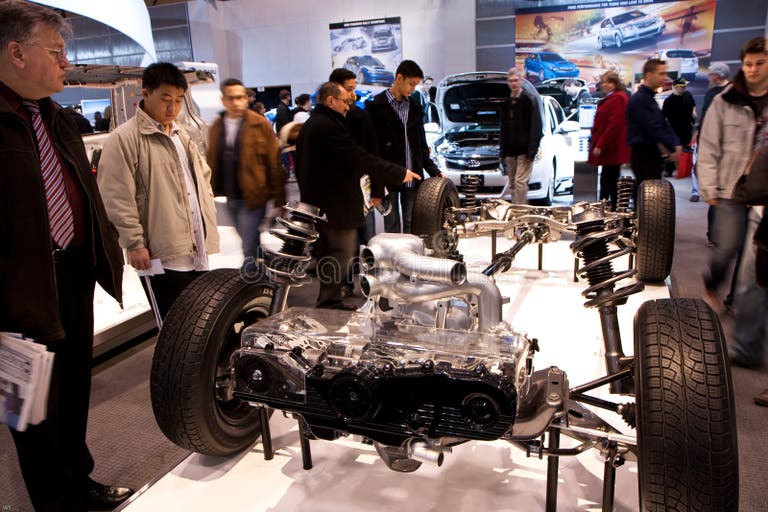 Subaru Impreza Car Chassis on Display Editorial Image - Image of rally ...