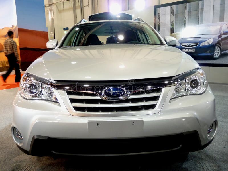 Subaru Latest Model editorial stock image. Image of show - 17530124