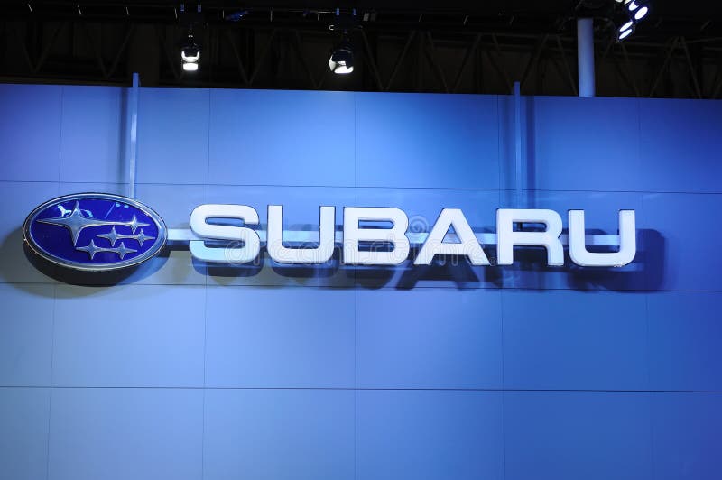 Subaru logo editorial image. Image of design, label, exhibitor - 16607815