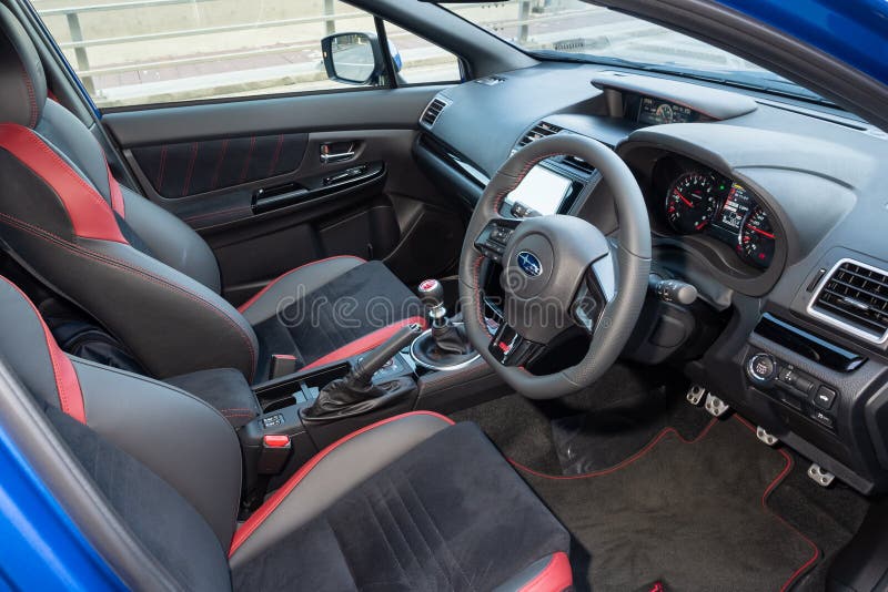 Subaru STI 2020 Interior editorial photo. Image of auto - 192968416