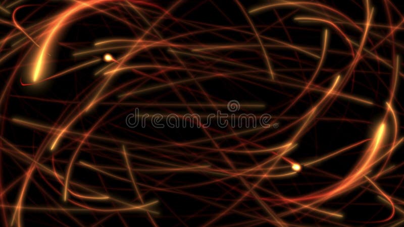 Subatomic Particles Motion Simulation Animation. Stock Footage - Video ...