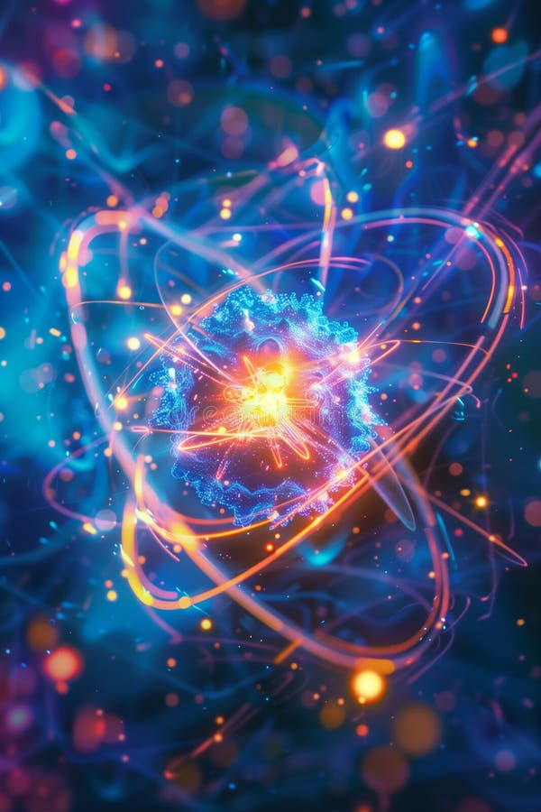 Subatomic Proton Particle Collision in Nuclear Fusion Experiment Lab ...