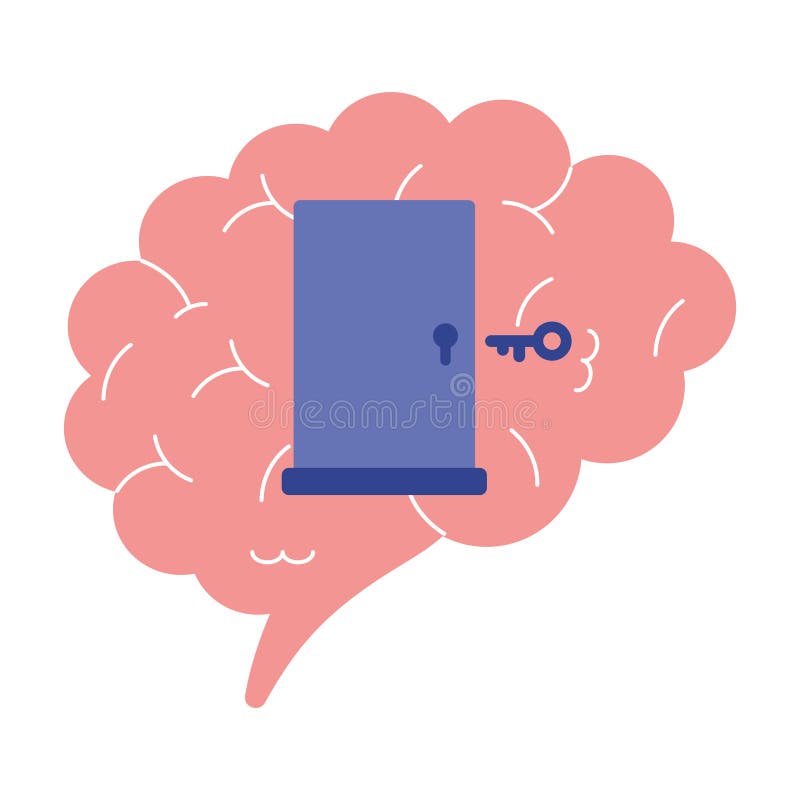 Subconscious Mind Door stock illustration. Illustration of awareness ...