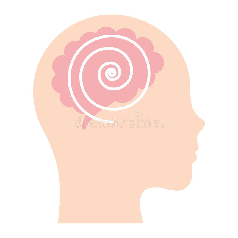 Subconscious Mind Spiral stock vector. Illustration of consciousness ...