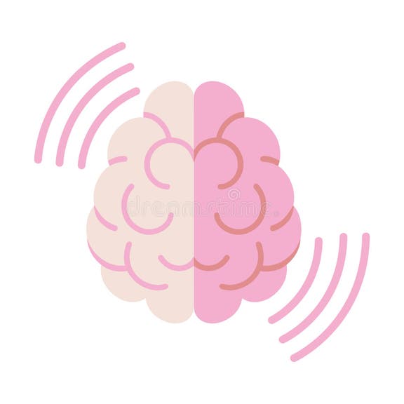 Subconscious Mind Waves stock vector. Illustration of isolated - 365616498