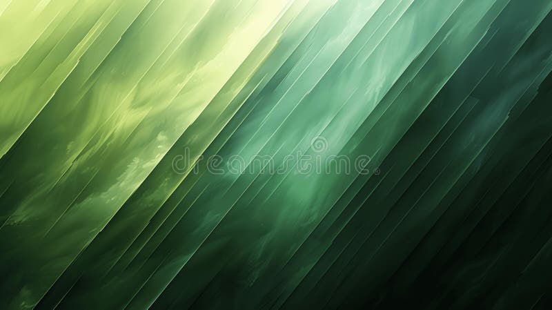 Subdued Green Lines, Minimalist Dynamism. Stock Illustration ...
