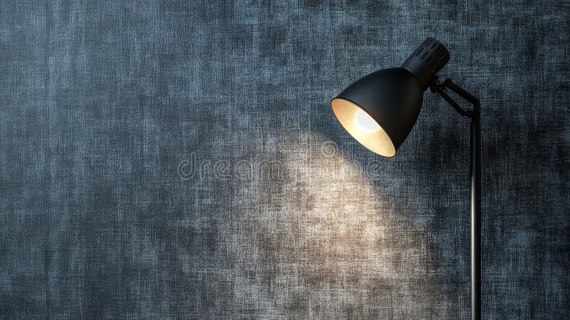 Subdued Spotlight Revealing Intricate Wallpaper Patterns and Textures ...
