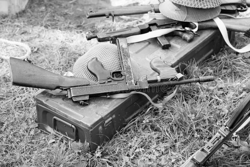 Subfusil Ametrallador De Thompson Imagen de archivo - Imagen de lucha ...