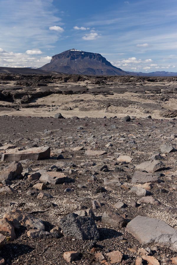 Subglacial volcano stock image. Image of black, desolate - 24490697